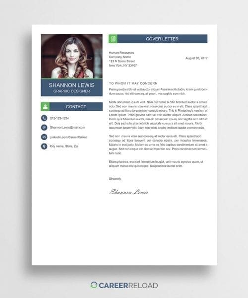 30+ Free Cover Letter Templates - Career Reload