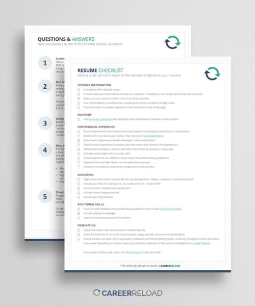 Free Job Application Tracker for Excel - Career Reload