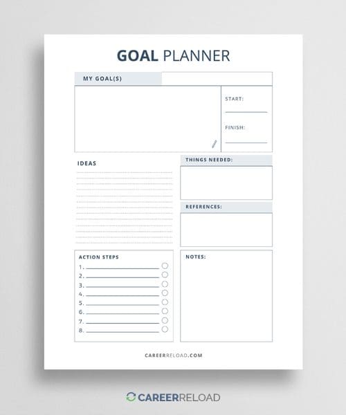 Career Planning Worksheet Download